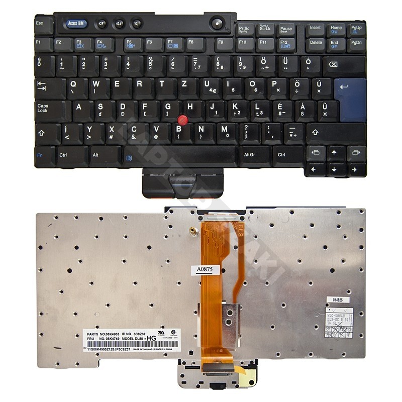08K4749 Thinkpad R40, R40E magyar laptop billentyűzet