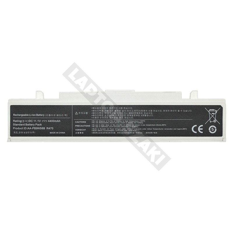 AA-PB9NC6B 11.1V 4400mAh 48Wh fehér akkumulátor