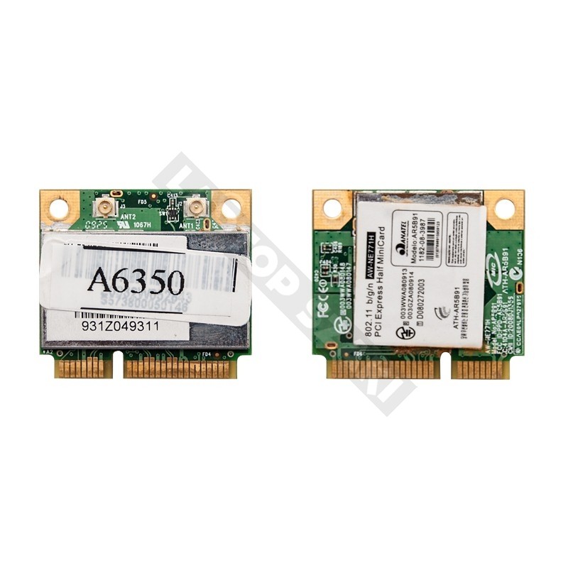 AzureWave AW-NE771H 802.11B/G/N mini PCI-E wifi kártya