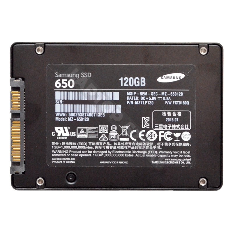Samsung 650 EVO 120GB 2.5" SATA3 SSD (MZ-650120Z)