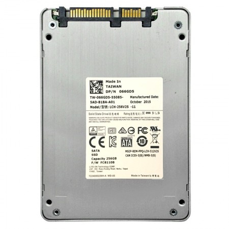 LiteOn 256GB SATA 2.5" használt SSD (LCH-256V2S-11)