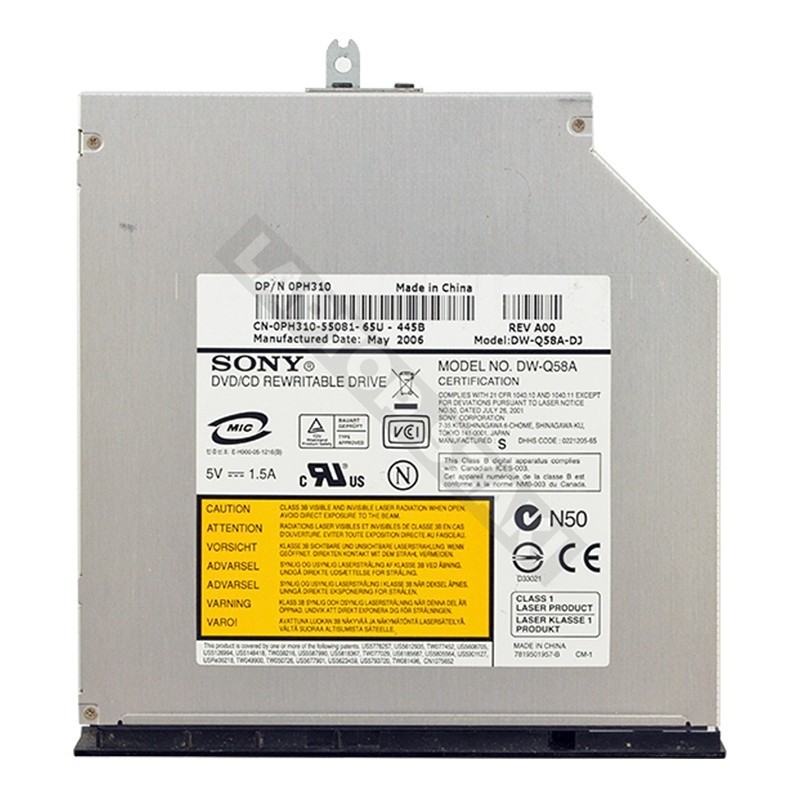 DW-Q58A használt IDE notebook DVD-író