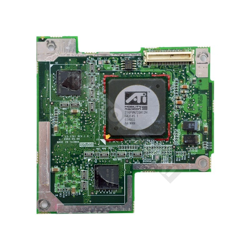 ATi M9+P Mobility Radeon 9200, 64MB laptop videókártya